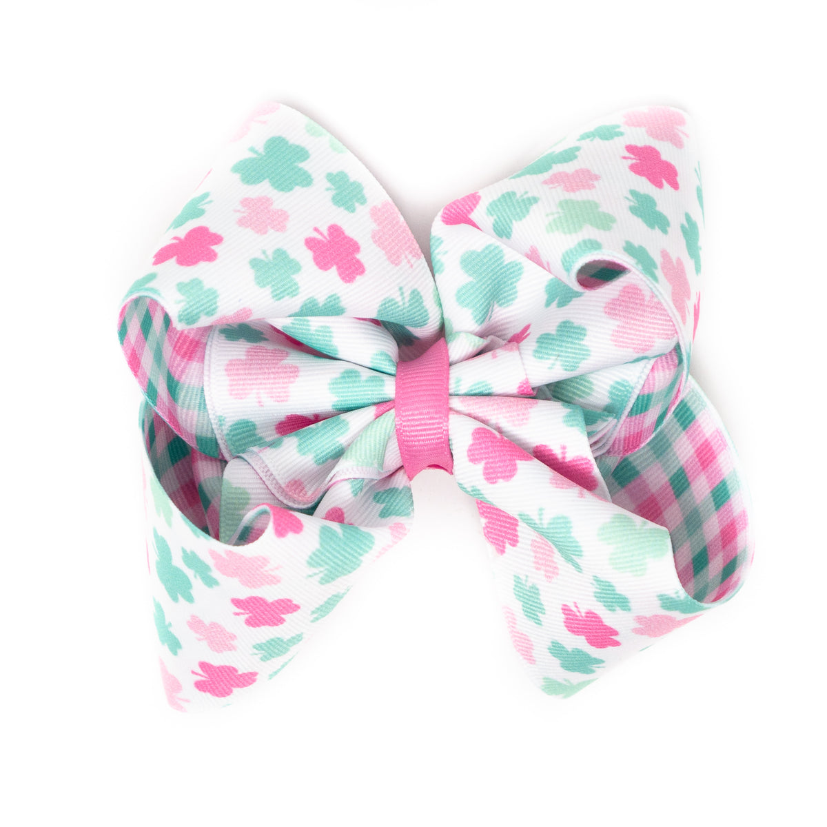 Pink Shamrocks – Ribbon and Bows Oh My!