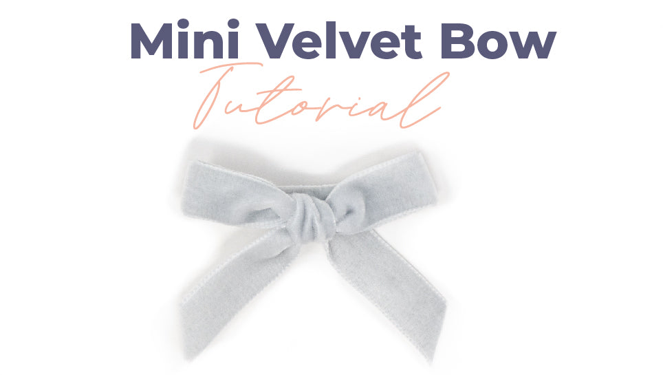 Easy Velvet Mini Bow Clip – Ribbon and Bows Oh My!