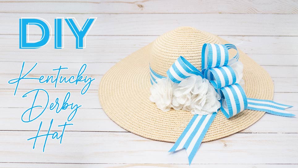 DIY Kentucky Derby Hat – Ribbon and Bows Oh My!