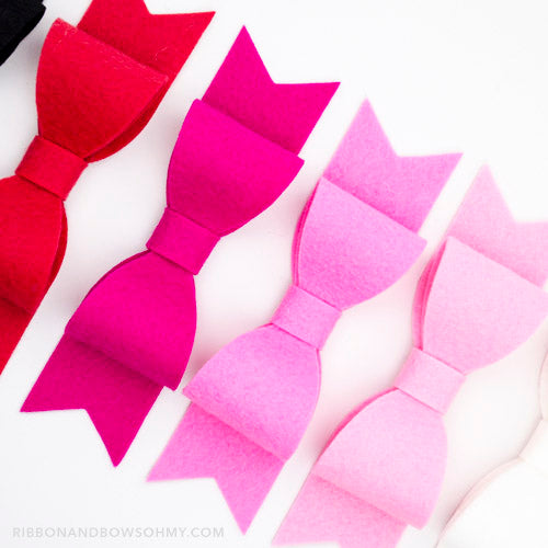 How to Make Medium Felt Bow? DIY Video Tutorial by RABOM – Ribbon and ...