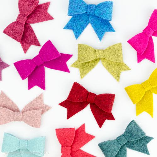 Dot It Yourself Baby Felt Bow Video Tutorial - RABOM – Ribbon and Bows ...