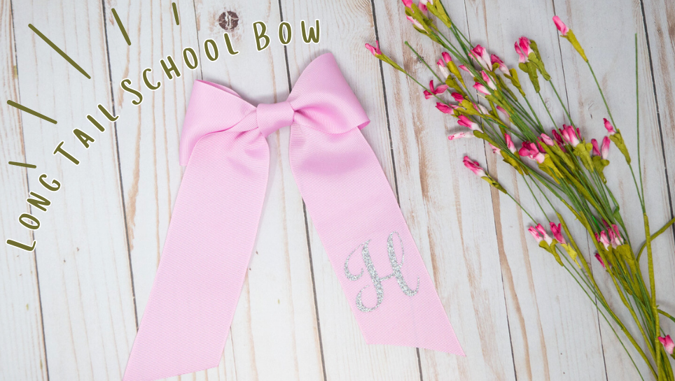 Long Tail School Bow Tutorial – Ribbon and Bows Oh My!