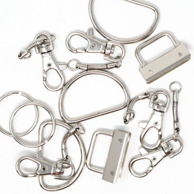 Stylish & Practical Key Fob Hardware for Crafting & Keys – Ribbon and ...