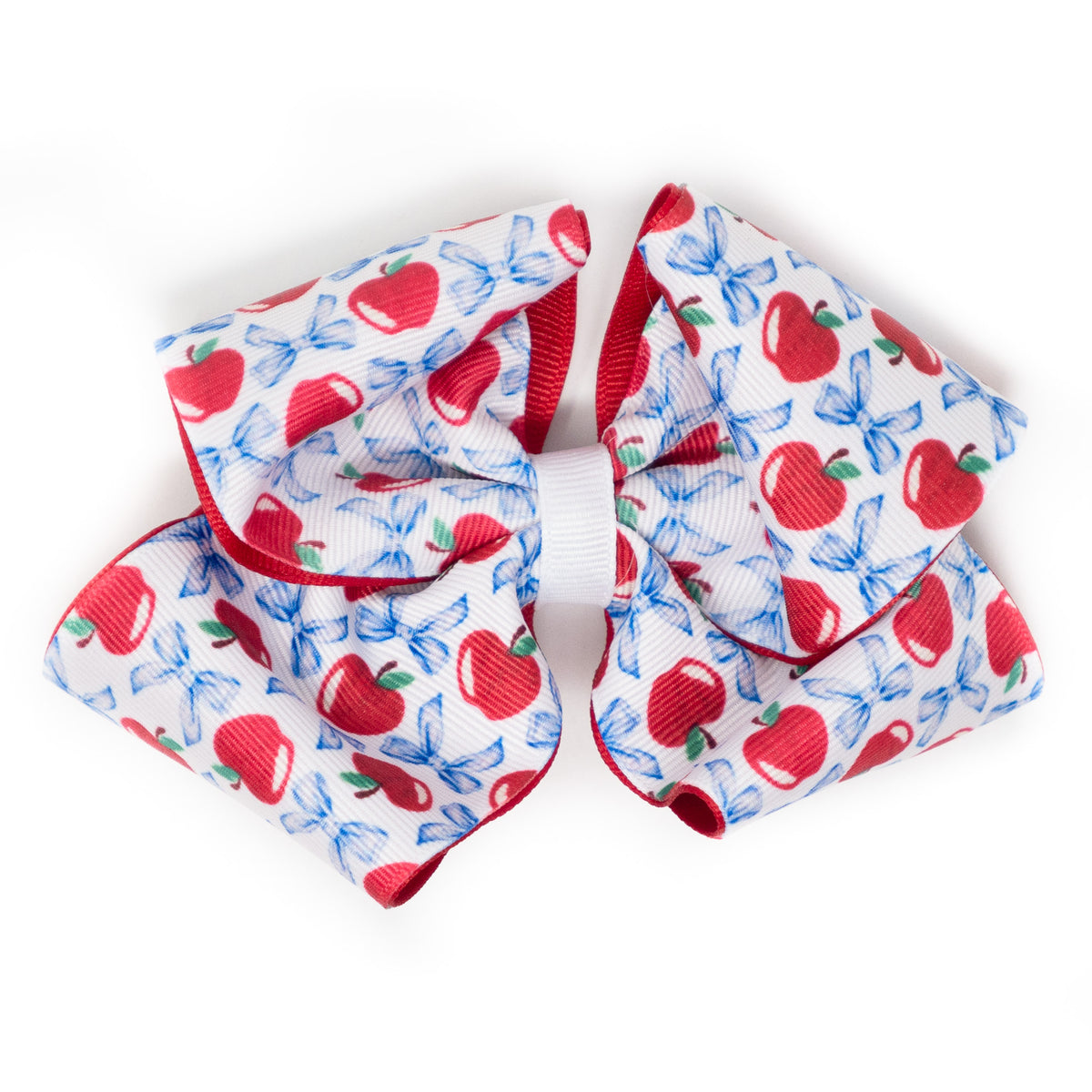 Apple Bows – Ribbon and Bows Oh My!