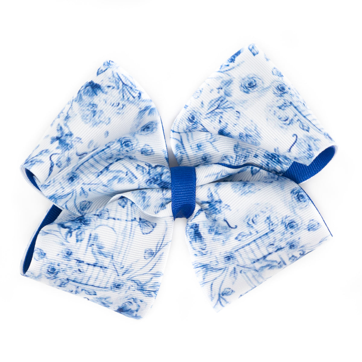Vintage Blue Bird Toile – Ribbon and Bows Oh My!