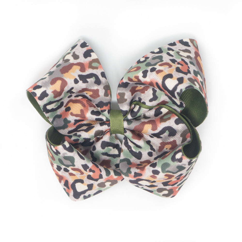Camo Leopard – Ribbon and Bows Oh My!