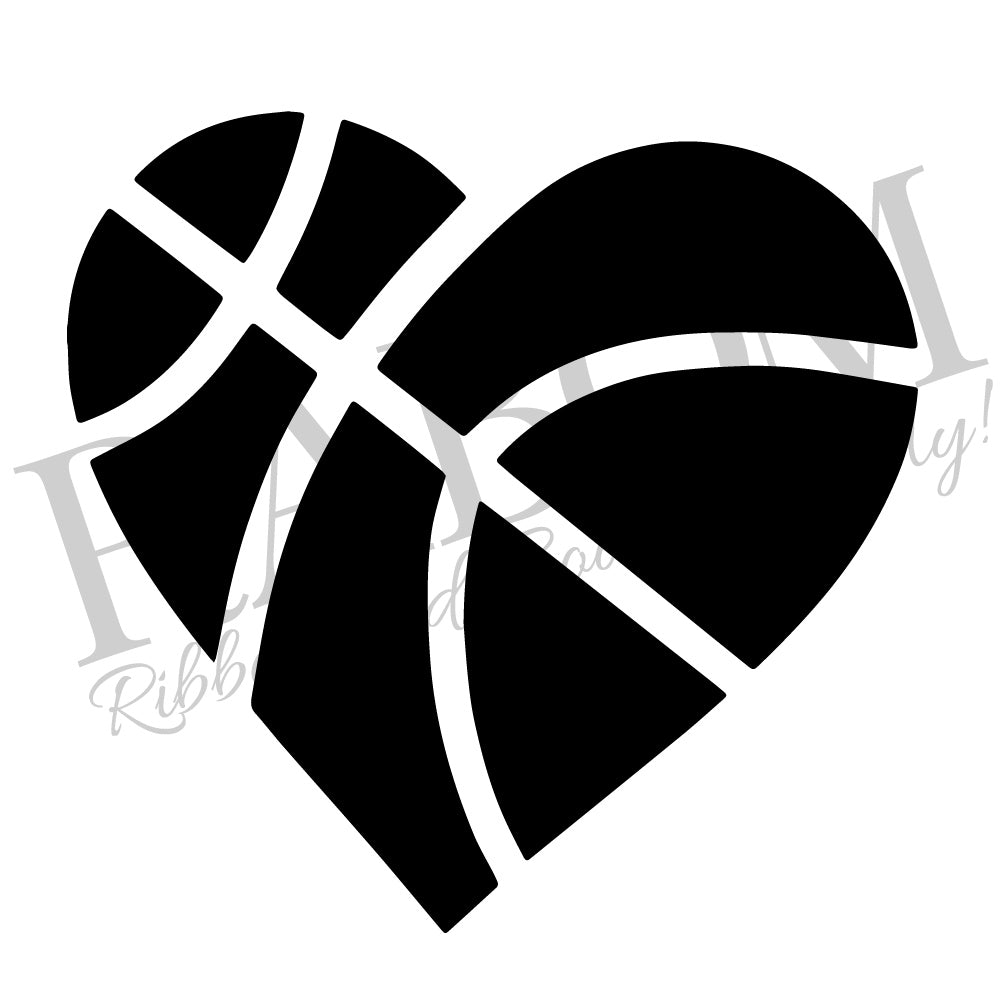 Basketball Heart Clipart