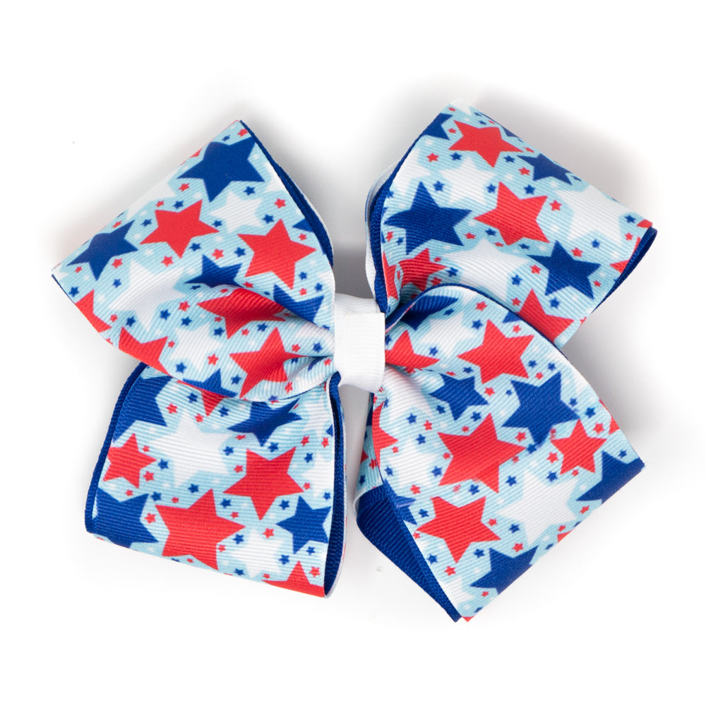Red, White, and Blue Stars – Ribbon and Bows Oh My!